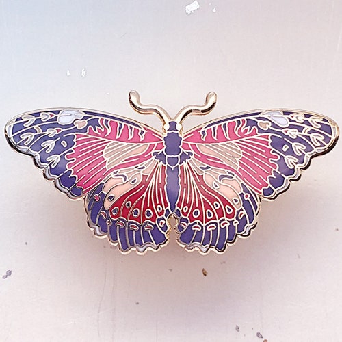 Monarch Butterfly Enamel Pin | Etsy