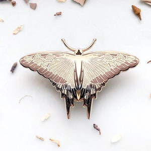 Glassy Bluebottle Butterfly Enamel Pin - Etsy