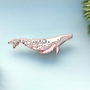 Star Surf Humpback Whale Enamel Pin (sea and Sky) - Etsy