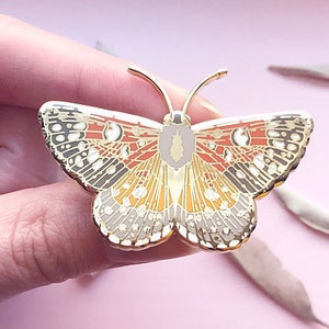 Mormon Metalmark Butterfly Enamel Pin - Etsy