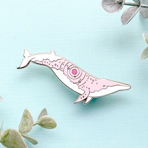 Antares Red Star Rice's Whale Enamel Pin - Etsy