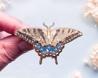 Yellow Tiger Swallowtail Butterfly Enamel Pin - Etsy