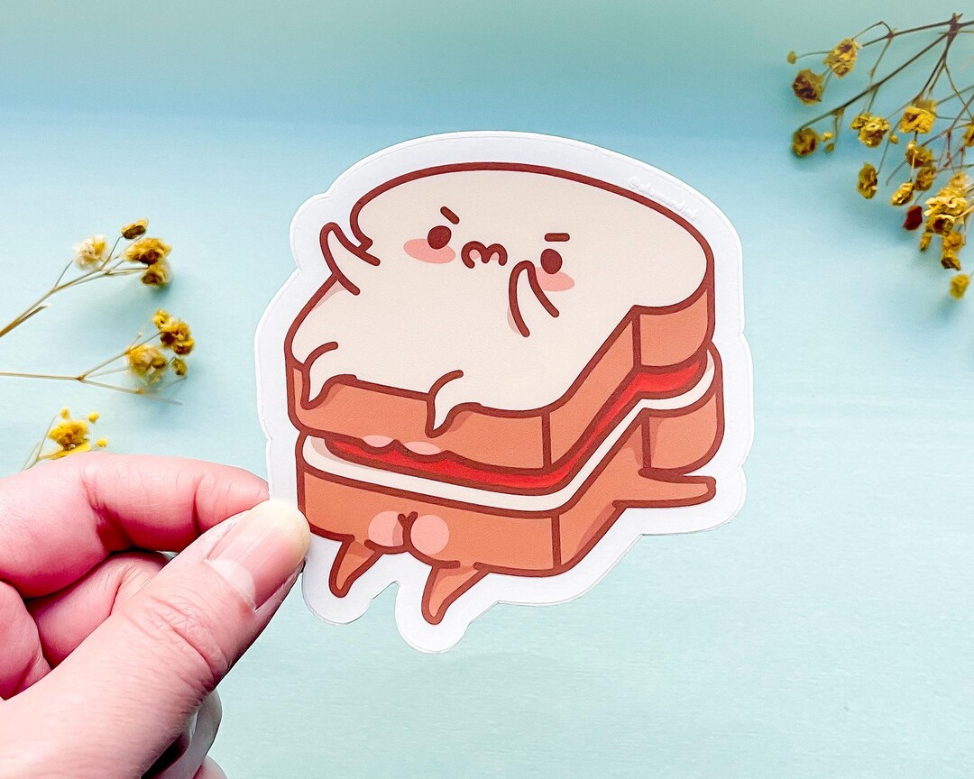Toasties Clear Vinyl Sticker - Etsy