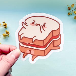 Toasties Clear Vinyl Sticker - Etsy