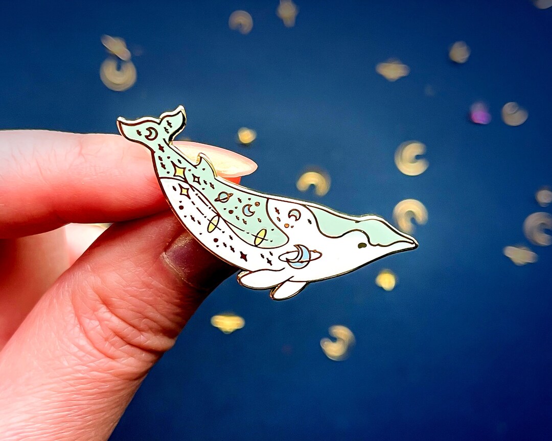 Hector's Beaked Whale Enamel Pin (hyperspace) - Etsy