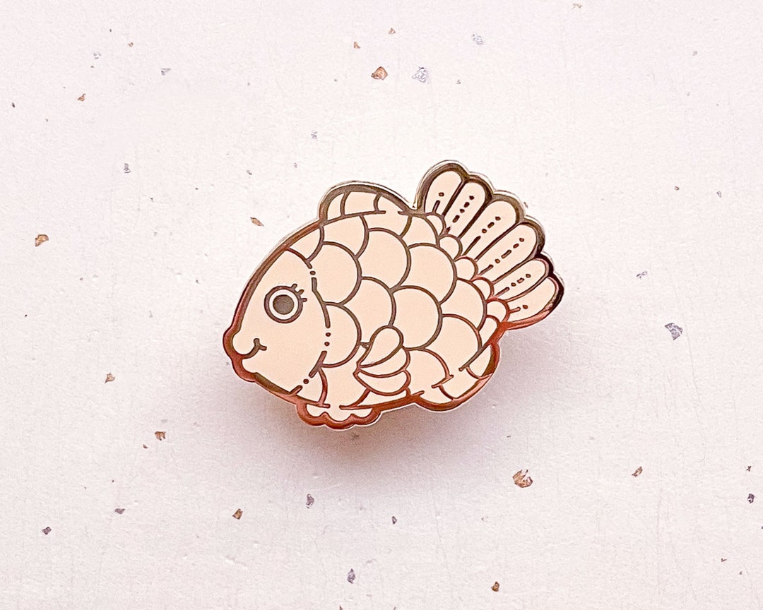 Taiyaki Kawaii Fish Pastry Enamel Pin - Etsy