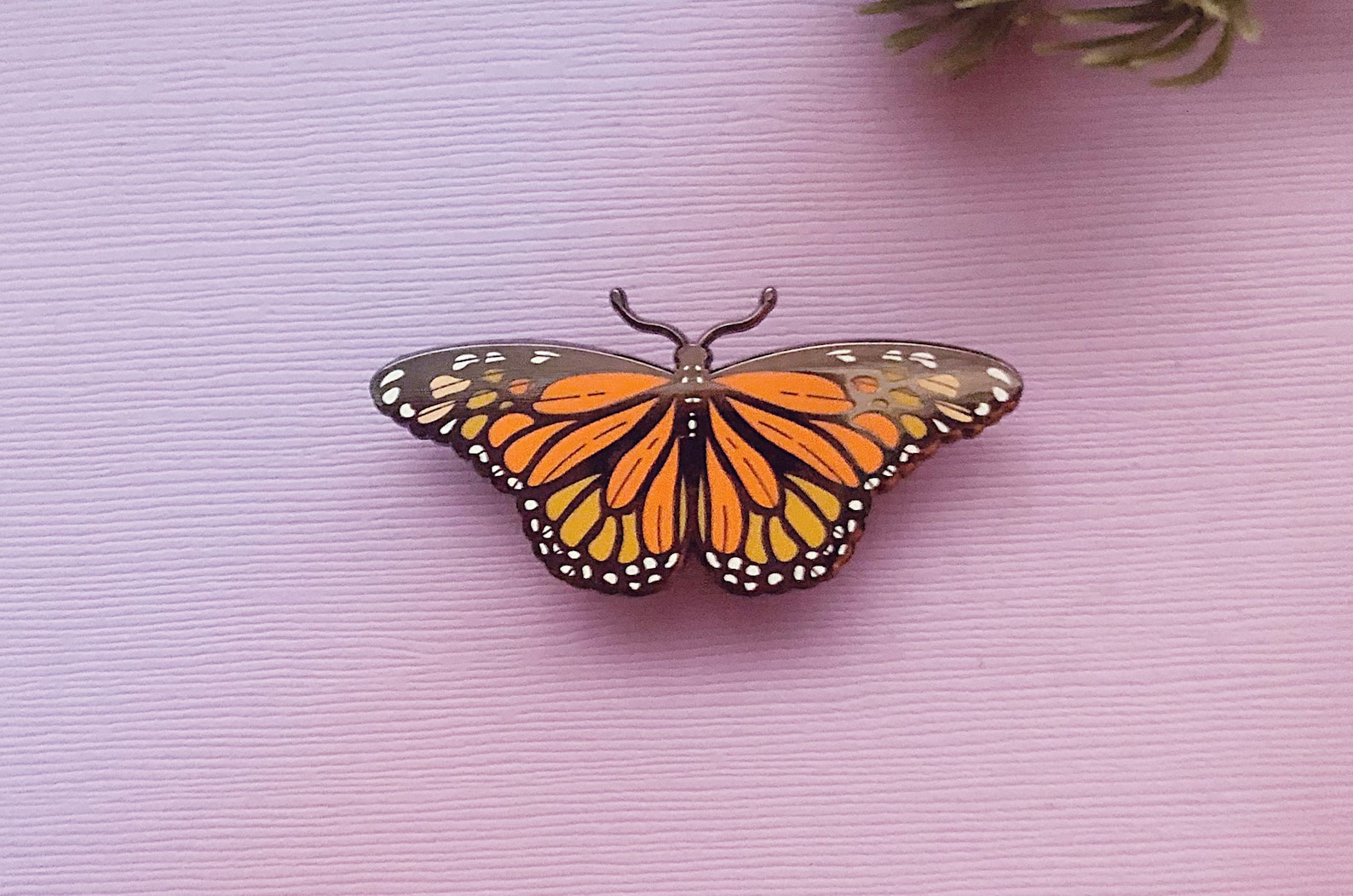 Monarch Butterfly Enamel Pin - Etsy