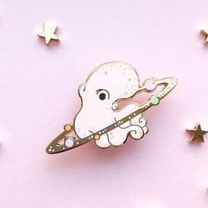 Cosmic Octopus Enamel Pin - Etsy
