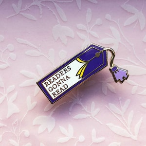 Readers Gonna Read Bookmark Enamel Pin - Etsy