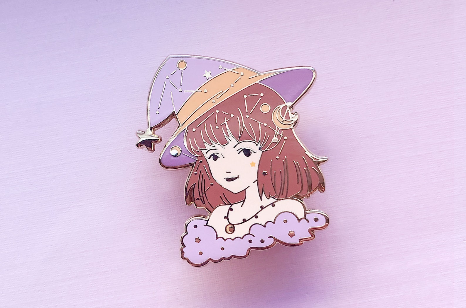 November Witch Topaz Enamel Pin | Etsy