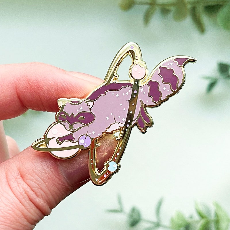 Raccoon Pin - Etsy