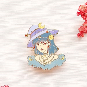 June Witch Alexandrite Enamel Pin - Etsy