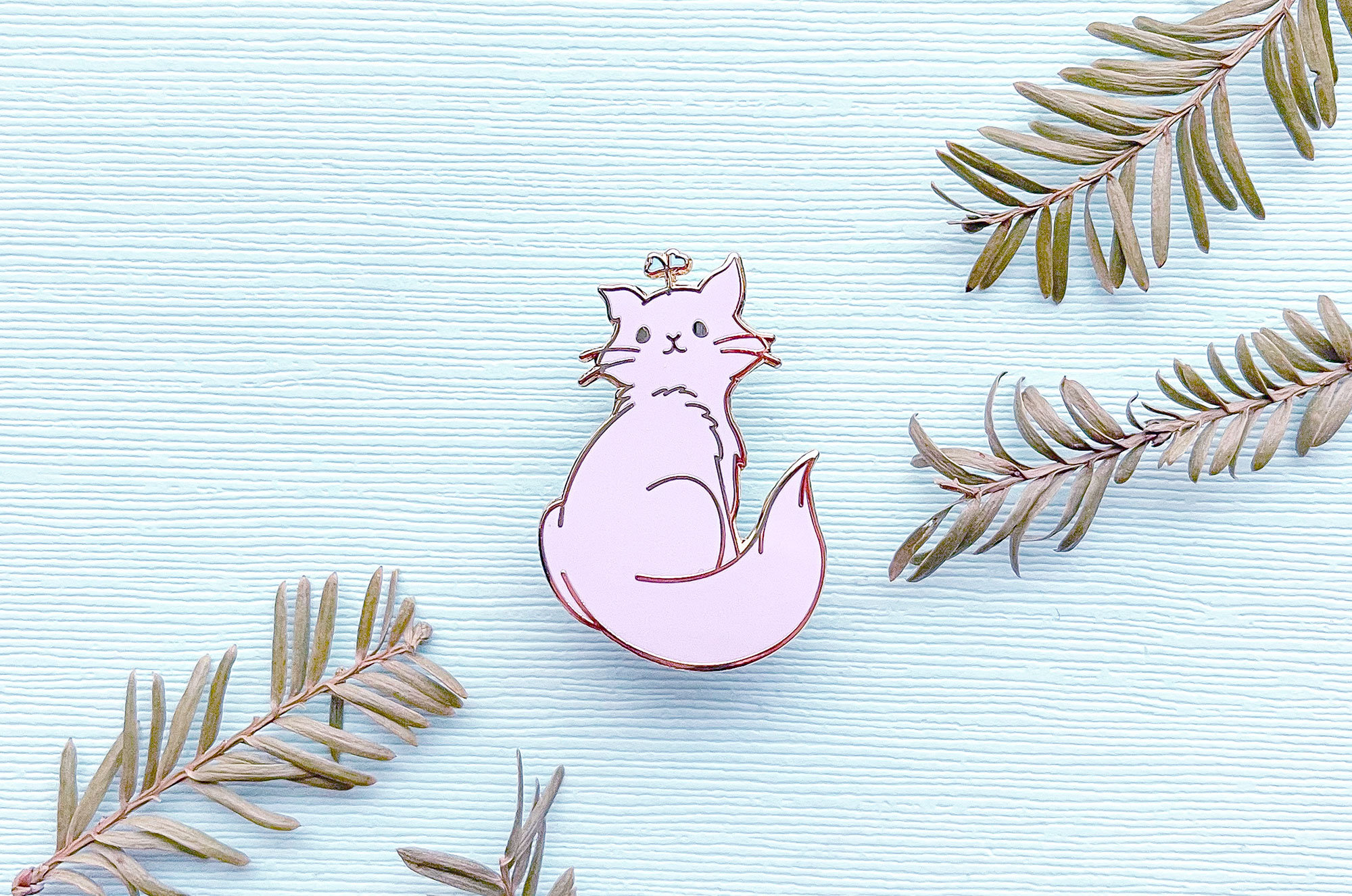 Broccoli Sprout Cat Enamel Pin - Etsy