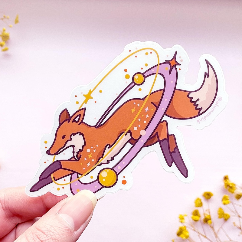 Fox Sticker - Etsy