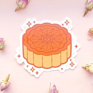 Starry Mooncake Clear Vinyl Sticker - Etsy