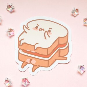 Toasties Clear Vinyl Sticker - Etsy