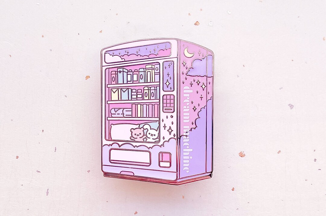 Dream Machine Aesthetic Vending Machine Enamel Pin - Etsy