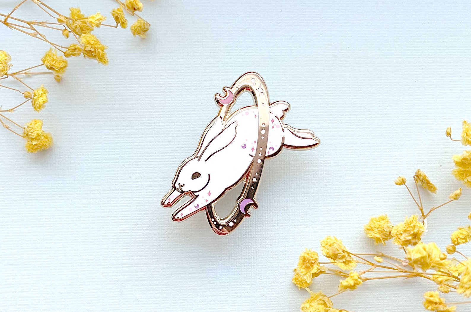 Cosmic Rabbit Enamel Pin | Etsy