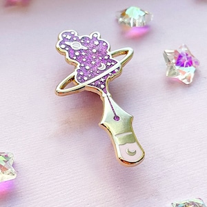 Inky Stars Enamel Pin - Etsy