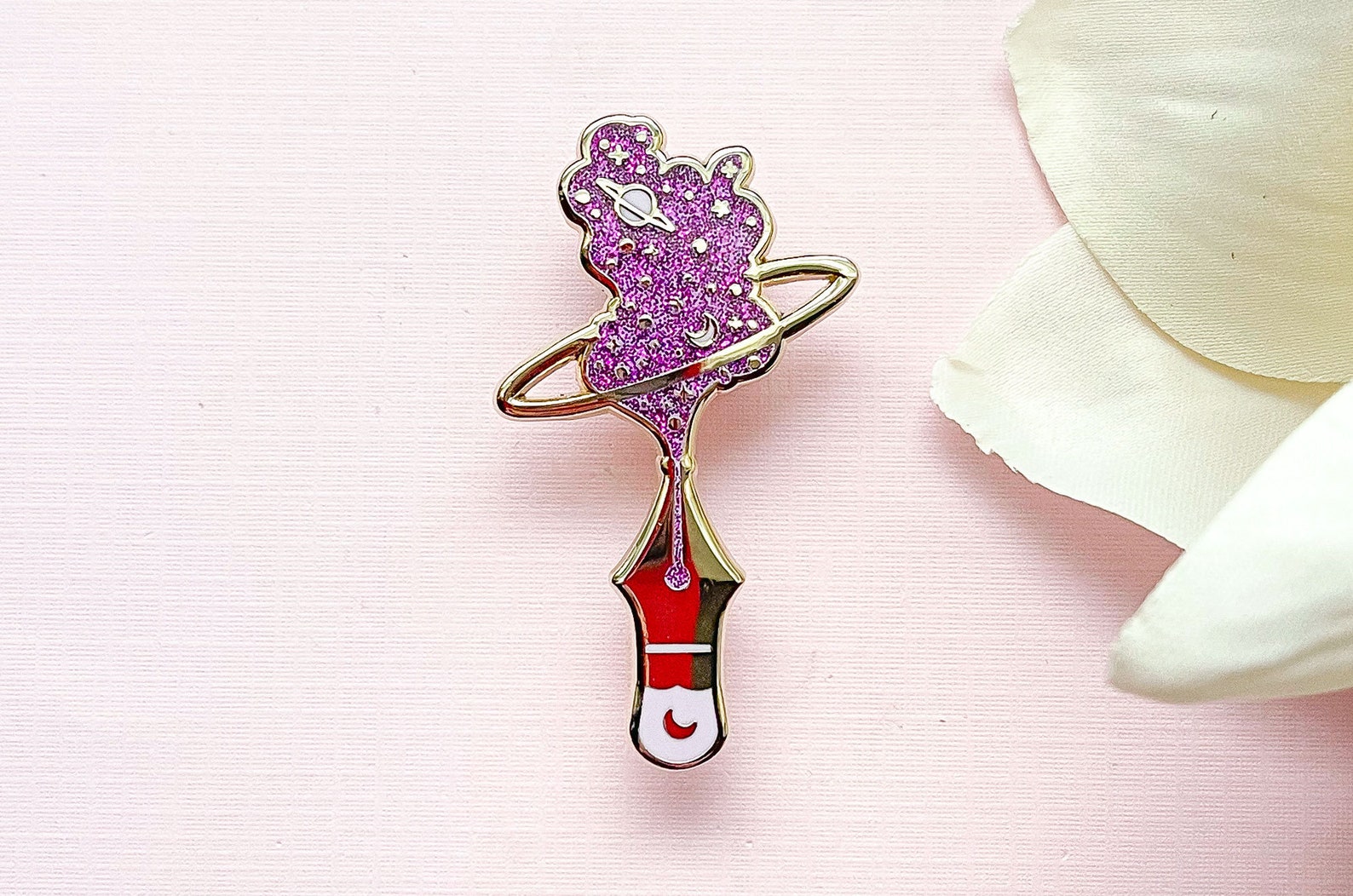 Inky Stars Enamel Pin - Etsy