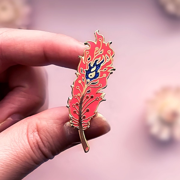 Phoenix Pin - Etsy