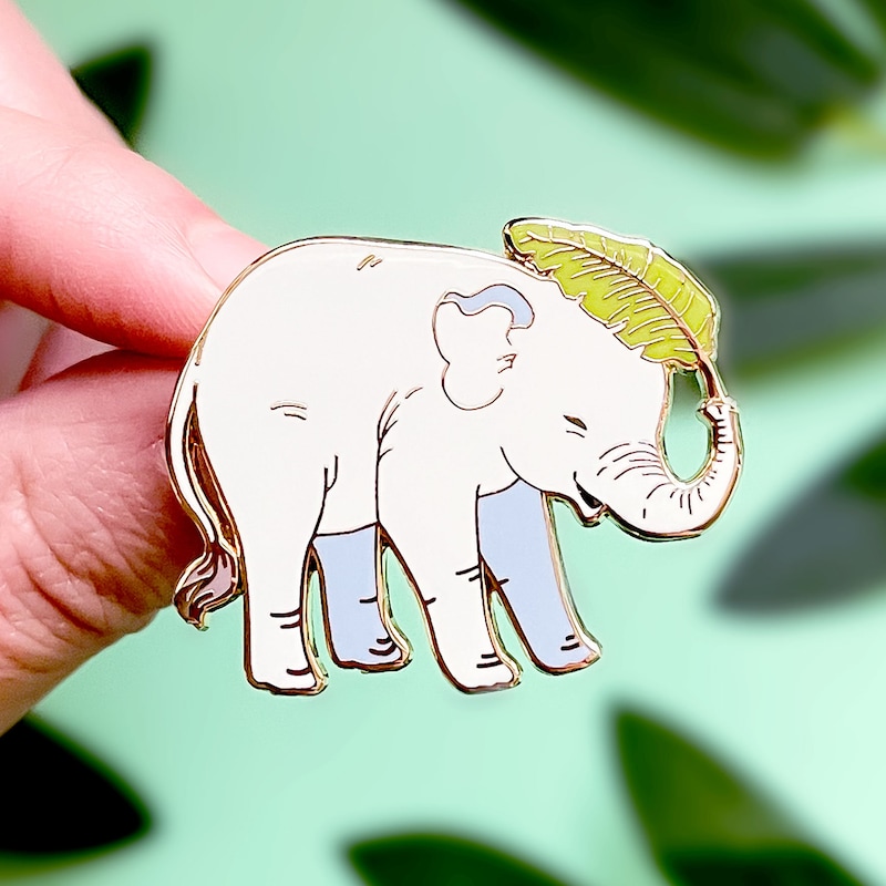 Elephant Lapel Pin - Etsy