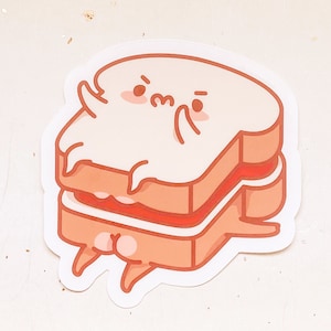Toasties Clear Vinyl Sticker - Etsy