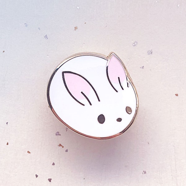 Bunny Enamel Pin - Etsy