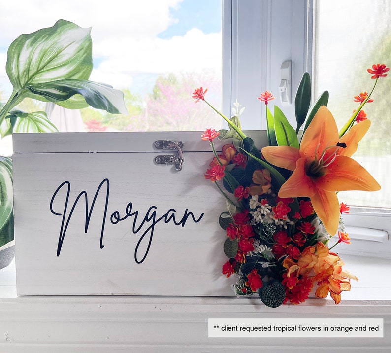 Floral Card Boxes Custom Card Boxes Wedding Card Box - Etsy