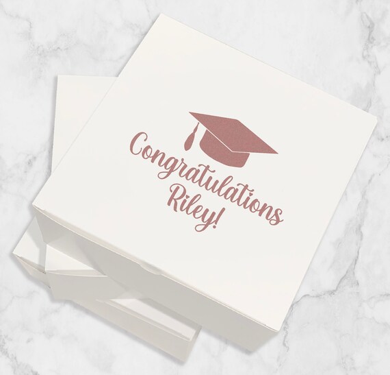 Graduation Gift Box Personalized Gift Box EMPTY BOX Bags & Boxes Party ...