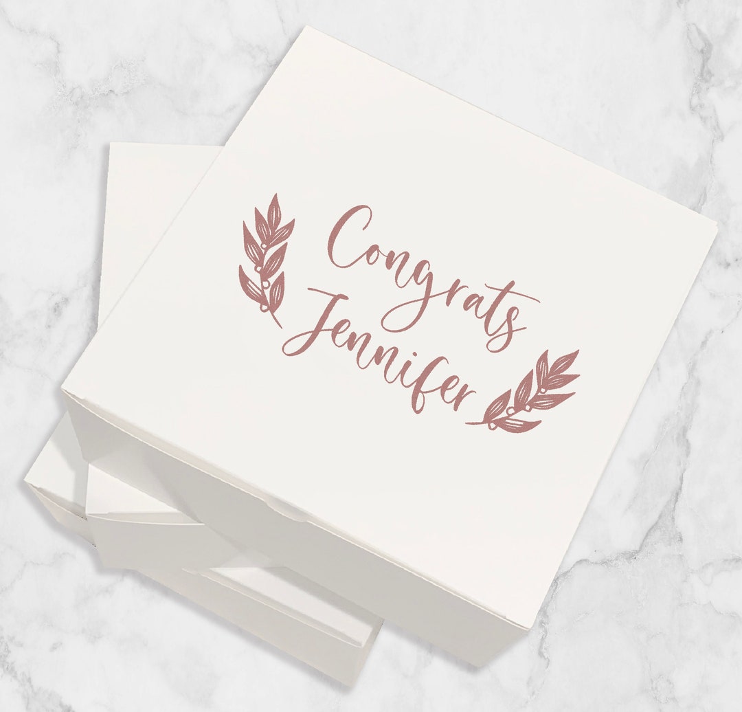 Personalized Gift Boxes Empty Proposal Box Wedding Bridesmaid Birthday ...