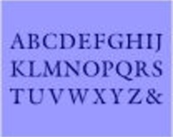 Dangles Alphabet Upper & Lower Case Personal and Limited | Etsy