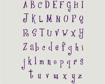 Western Full Alphabet Stencils by Studior12 Reusable Wild - Etsy