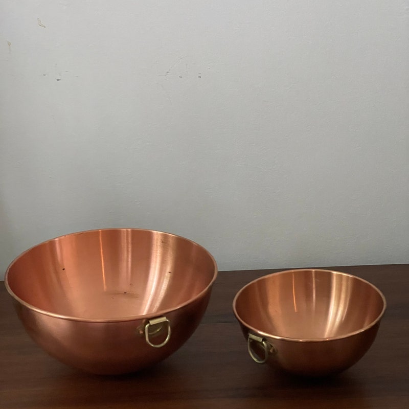 Copper Mixing Bowls - Etsy