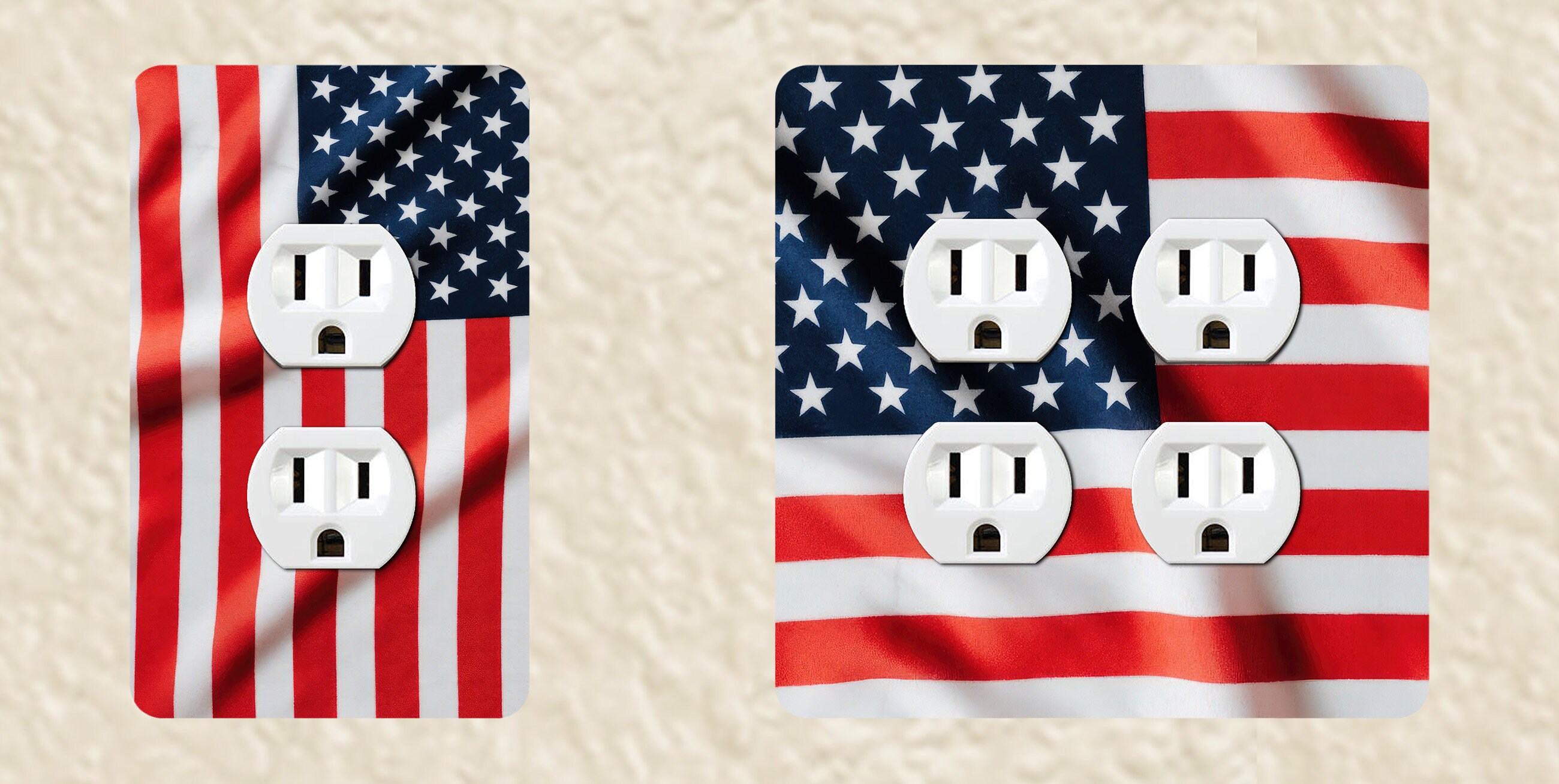 American Flag Wall Plate Switch Paddle Electric Outlet Rocker ...