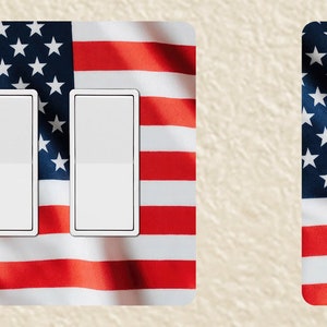 American Flag Wall Plate Switch Paddle Electric Outlet Rocker ...