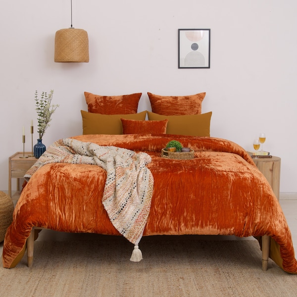 Burnt Orange Bedding - Etsy