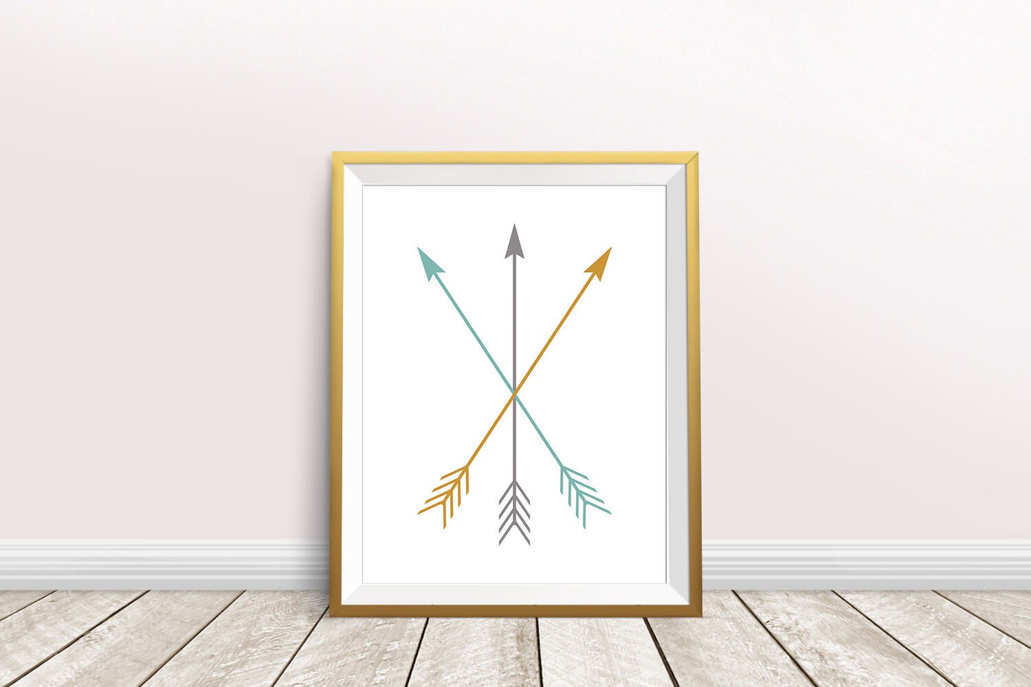 Three Arrows Crossed, Instant Download, Nursery Arrows, Nordic Decor ...