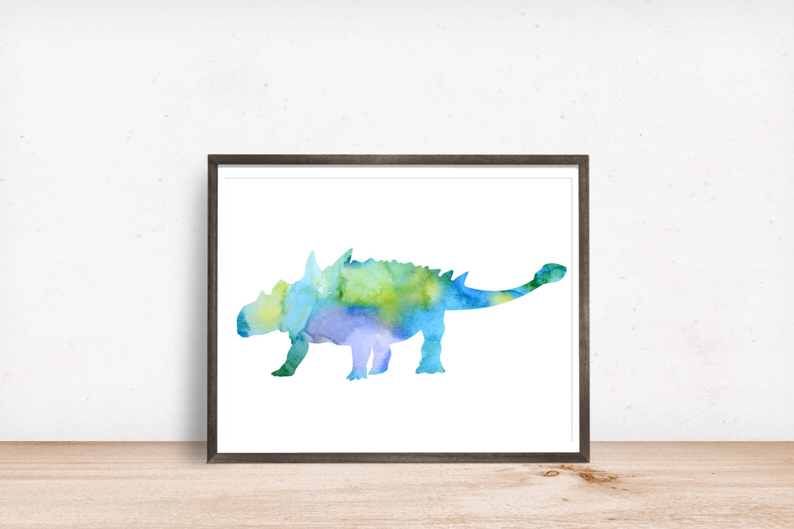 Dinosaur Wall Art, Ankylosaurus Print, Instant Download, Dinosaur ...