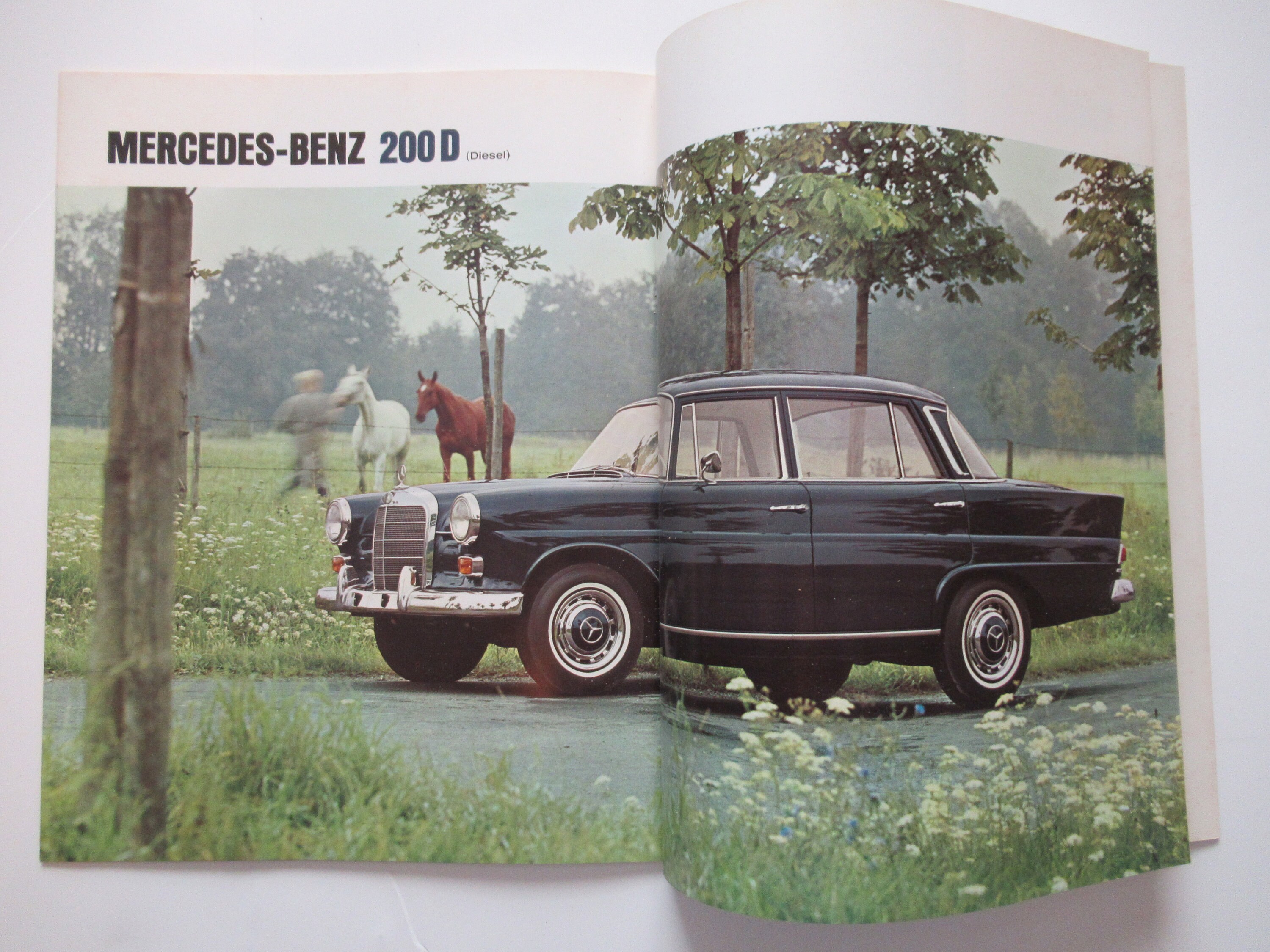 1965 Mercedes Benz Car Brochure Catalog, Dealer Advertisement, Auto ...