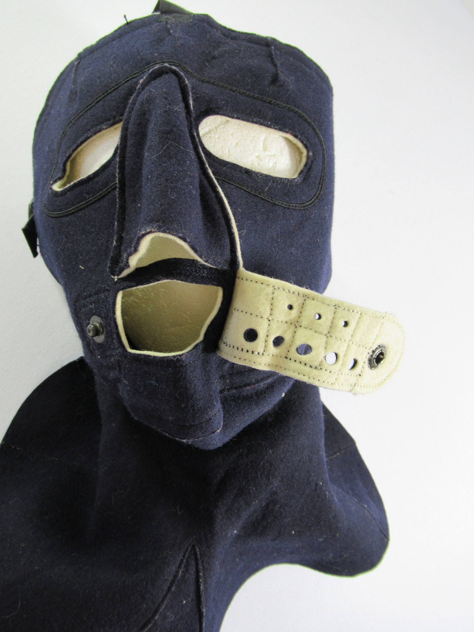 Vintage 1940s British Ski Mask, Navy Blue, Wool - Etsy