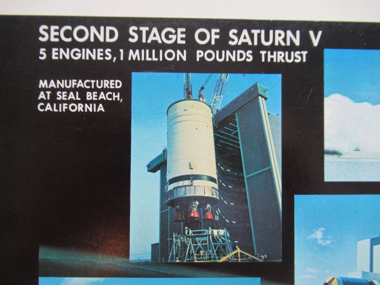 NASA Official Photograph Second Stage Saturn V 1960s - Etsy