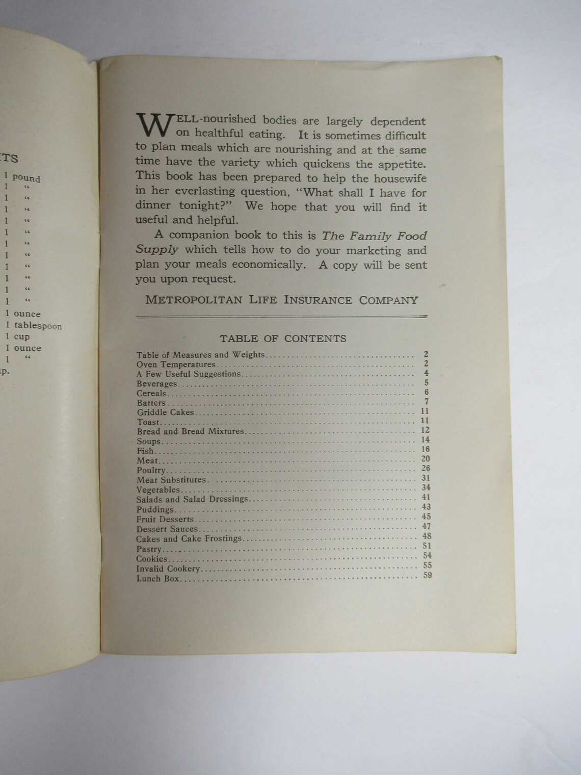 Metropolitan Cook Book Recipe Booklet Vintage Antique Life - Etsy