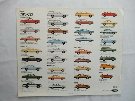 1980 Ford Cars Models