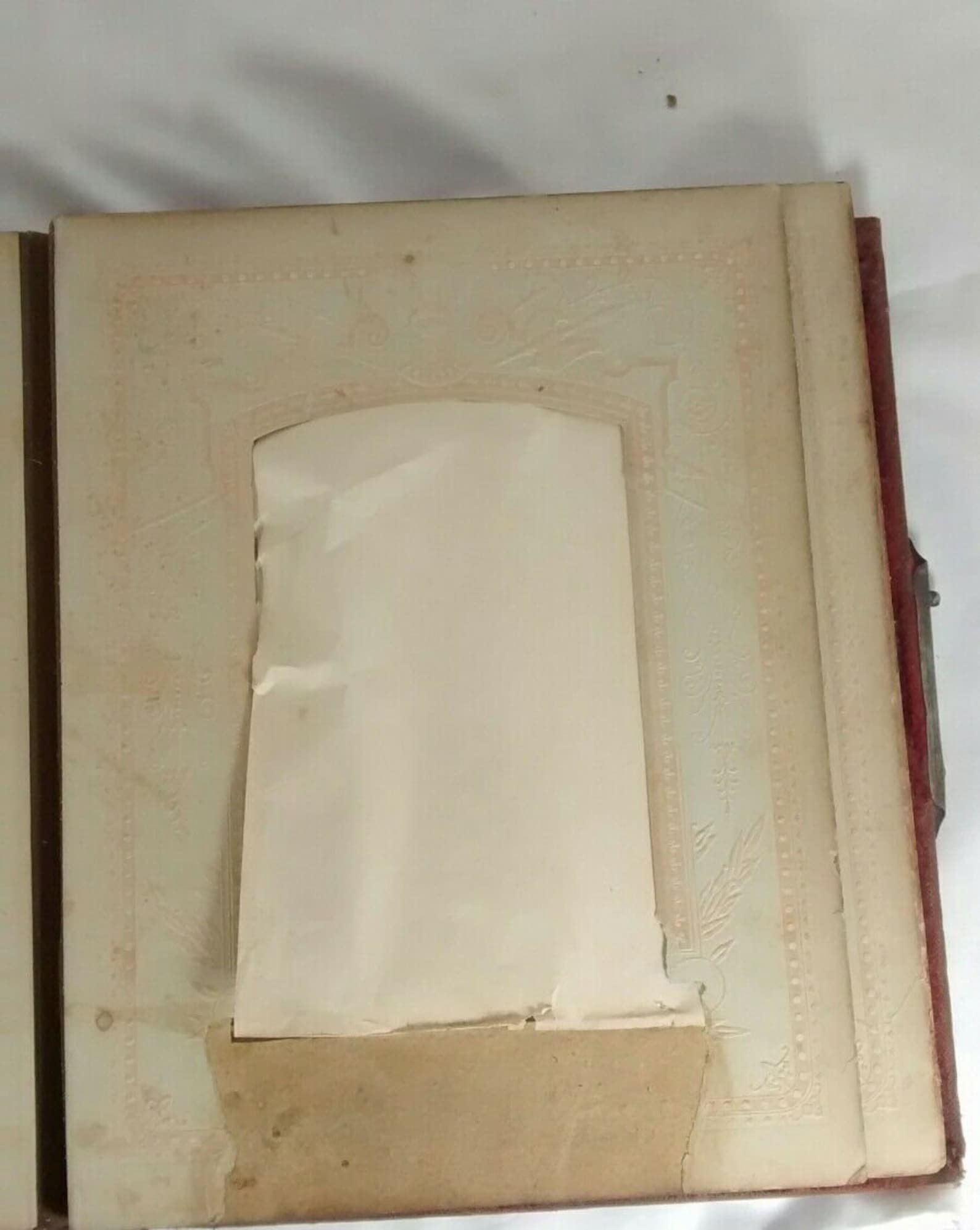 Antique Victorian Cabinet Card Photo Album, 1800s ,red, Victorian, 19th ...