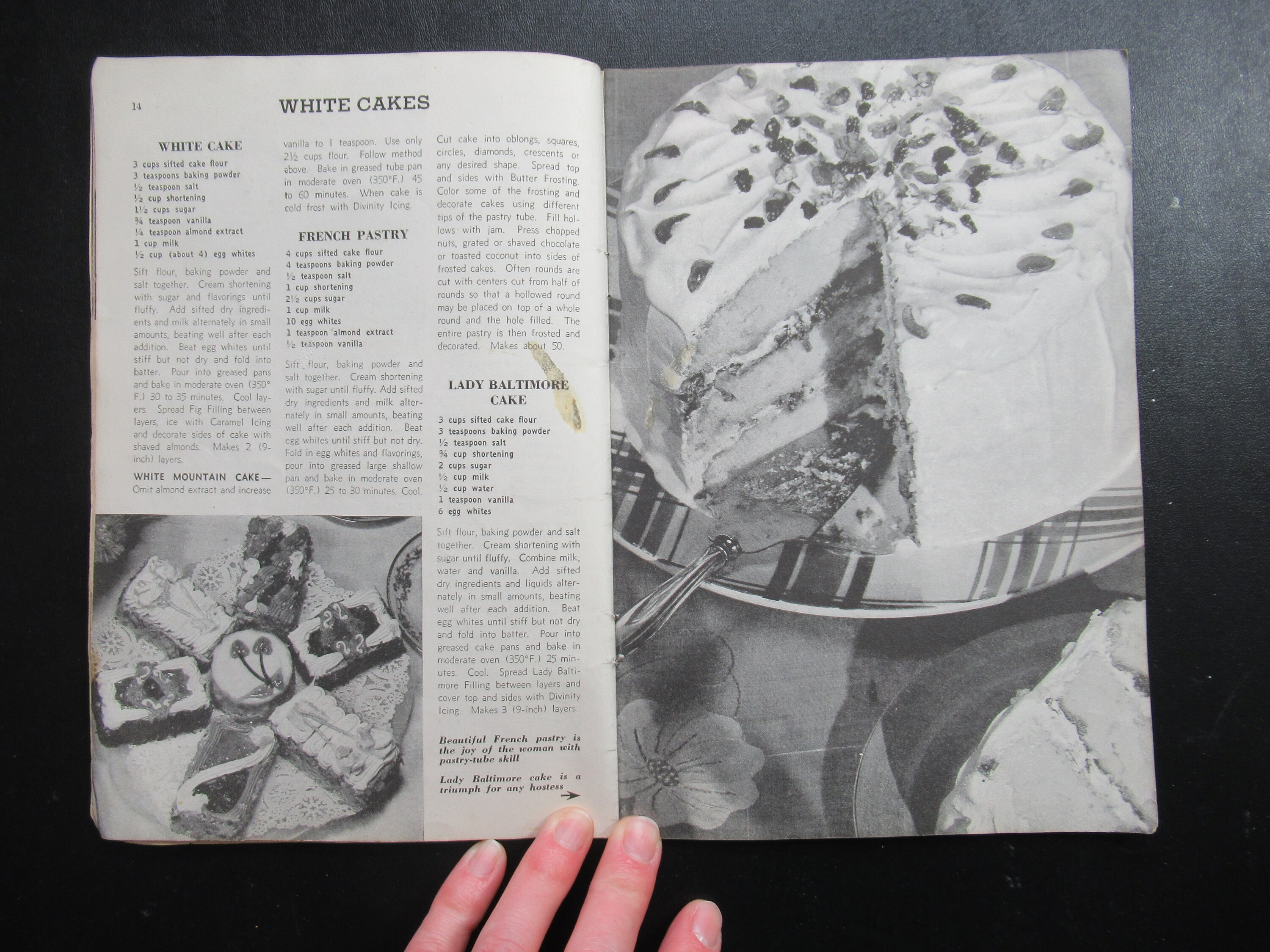 Vintage 250 Classic Cake Recipe Booklet, Baking Cookbook, 1940 - Etsy