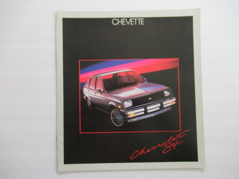 1984 Chevrolet Chevette Brochure, Vintage Chevy Advertising - Etsy