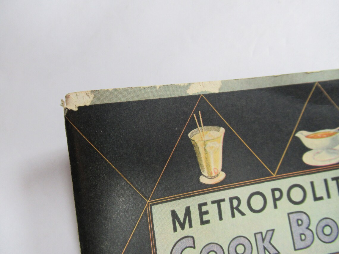 Metropolitan Cook Book Recipe Booklet Vintage Antique Life - Etsy