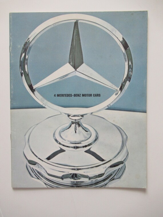 1965 Mercedes Benz Car Brochure Catalog Dealer Advertisement | Etsy