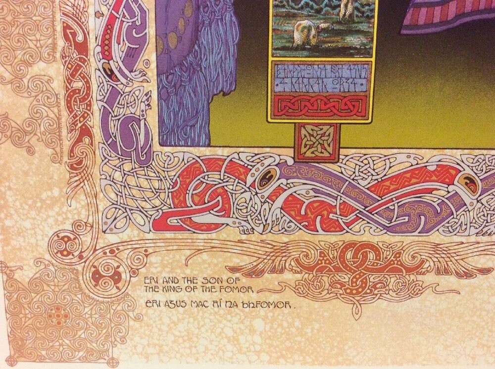 Jim Fitzpatrick Poster Print, Eri & King of Fomor Son, Celtic Art ...